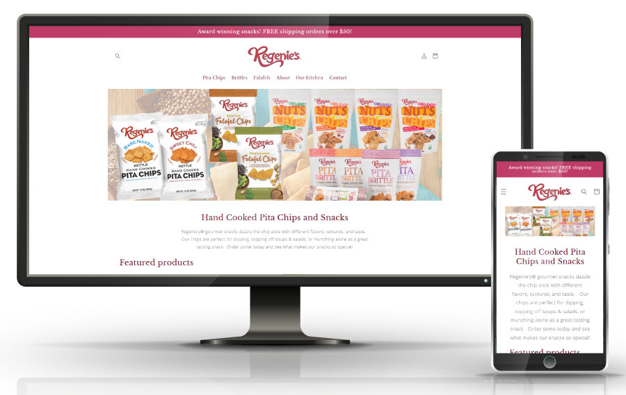 Regenie's All Natural Snacks | Marse Designs LLC